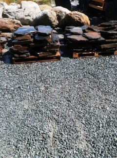 Rustic Flat Slate Rockery Bulk Loads | Welsh Slate Water Features