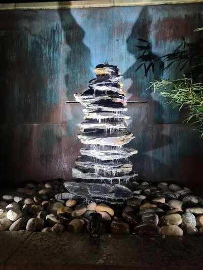 1500mm Slate Pyramid | Welsh Slate Water Features