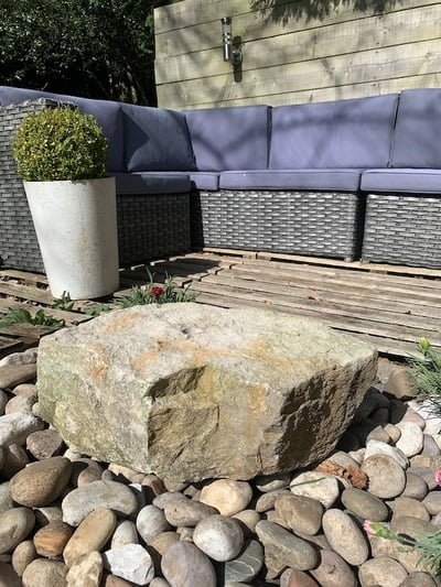 Purbeck Boulder Water Feature | Welsh Slate Water Features
