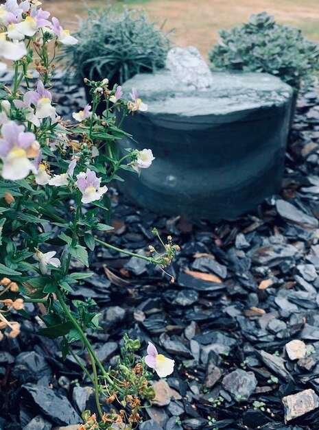 Slate Monolith SM22 Mill Stone | Welsh Slate Water Features