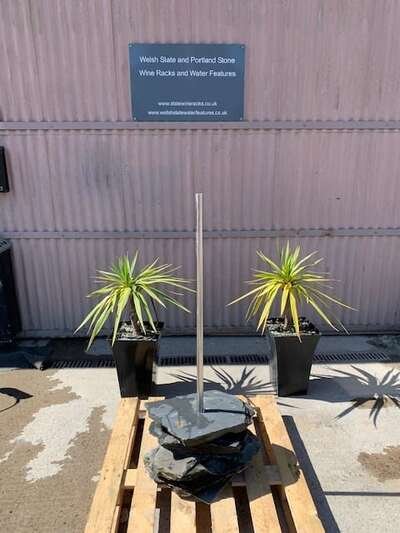 How To Build A Stone Pyramid | Welsh Slate Water Features