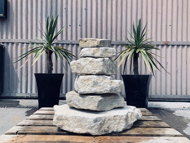 Stone Stack Water Feature SS3 | Welsh Slate Water Features