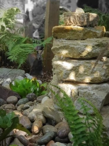 Stone Stack Water Feature SS1 | Welsh Slate Water Features