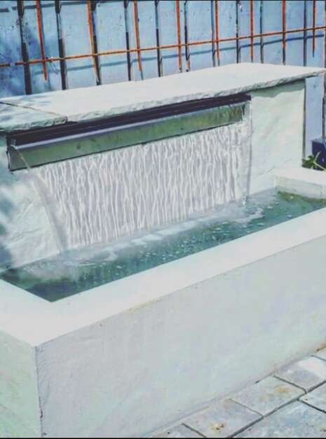 Stainless Steel Water Blade | Welsh Slate Water Features