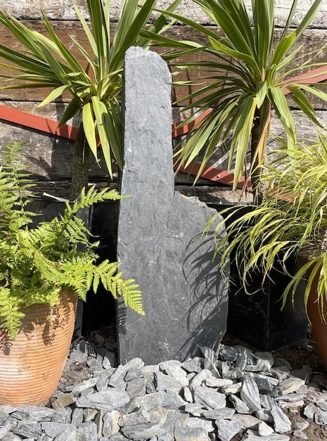 Slate Monolith SM103 Standing Stone | Welsh Slate Water Features