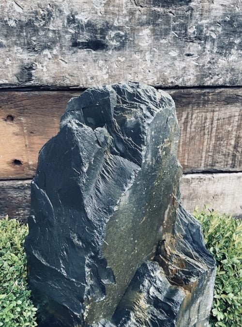 Japanese Monolith JM6 Standing Stone | Welsh Slate Water Features