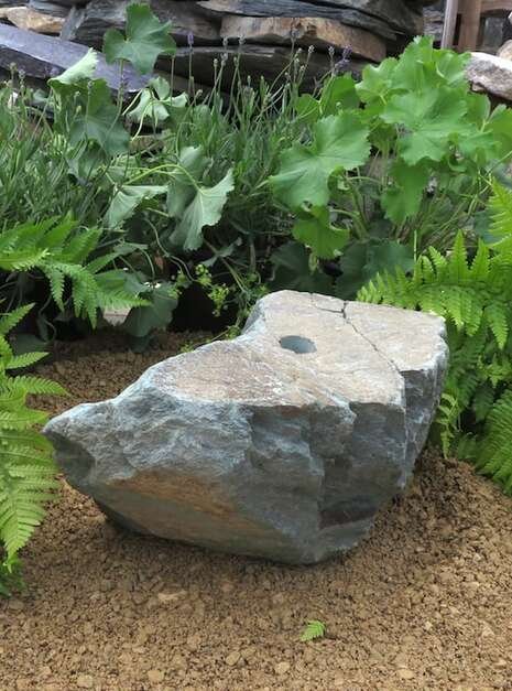Blue Stone Boulder SB17 Water Feature | Welsh Slate Water Features