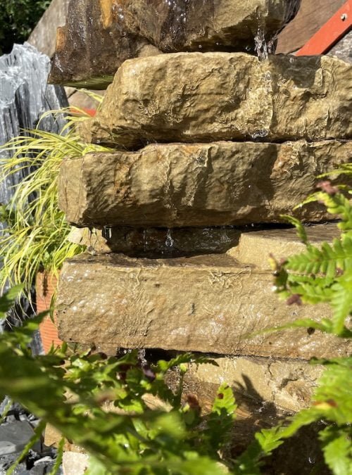 900mm Stone Stack Water Feature SS7 | Welsh Slate Water Features