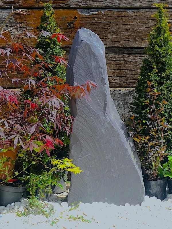 Slate Monolith SM244 Standing Stone | Welsh Slate Water Features