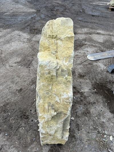 Stone Boulder SB68 Standing Stone | Welsh Slate Water Features