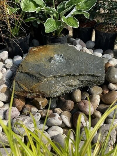 Slate Boulder SB123 Water Feature | Welsh Slate Water Features